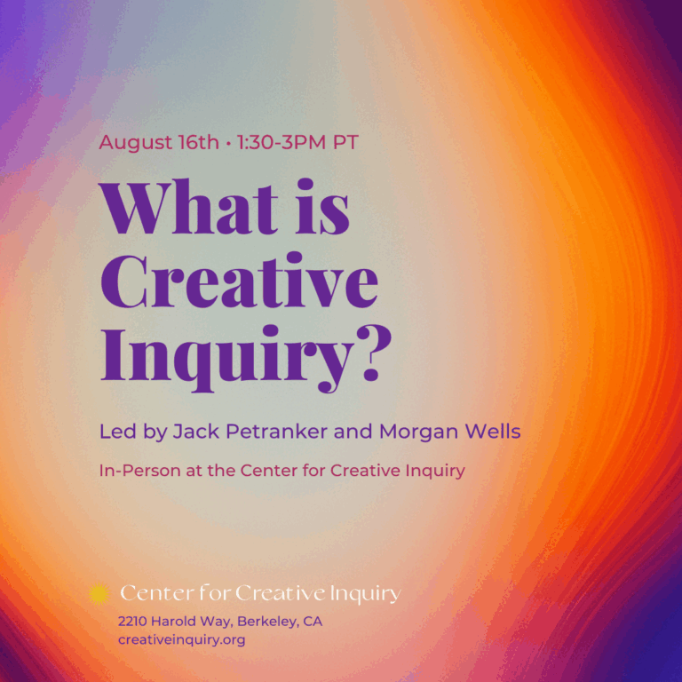 What is Creative Inquiry? - Center for Creative Inquiry